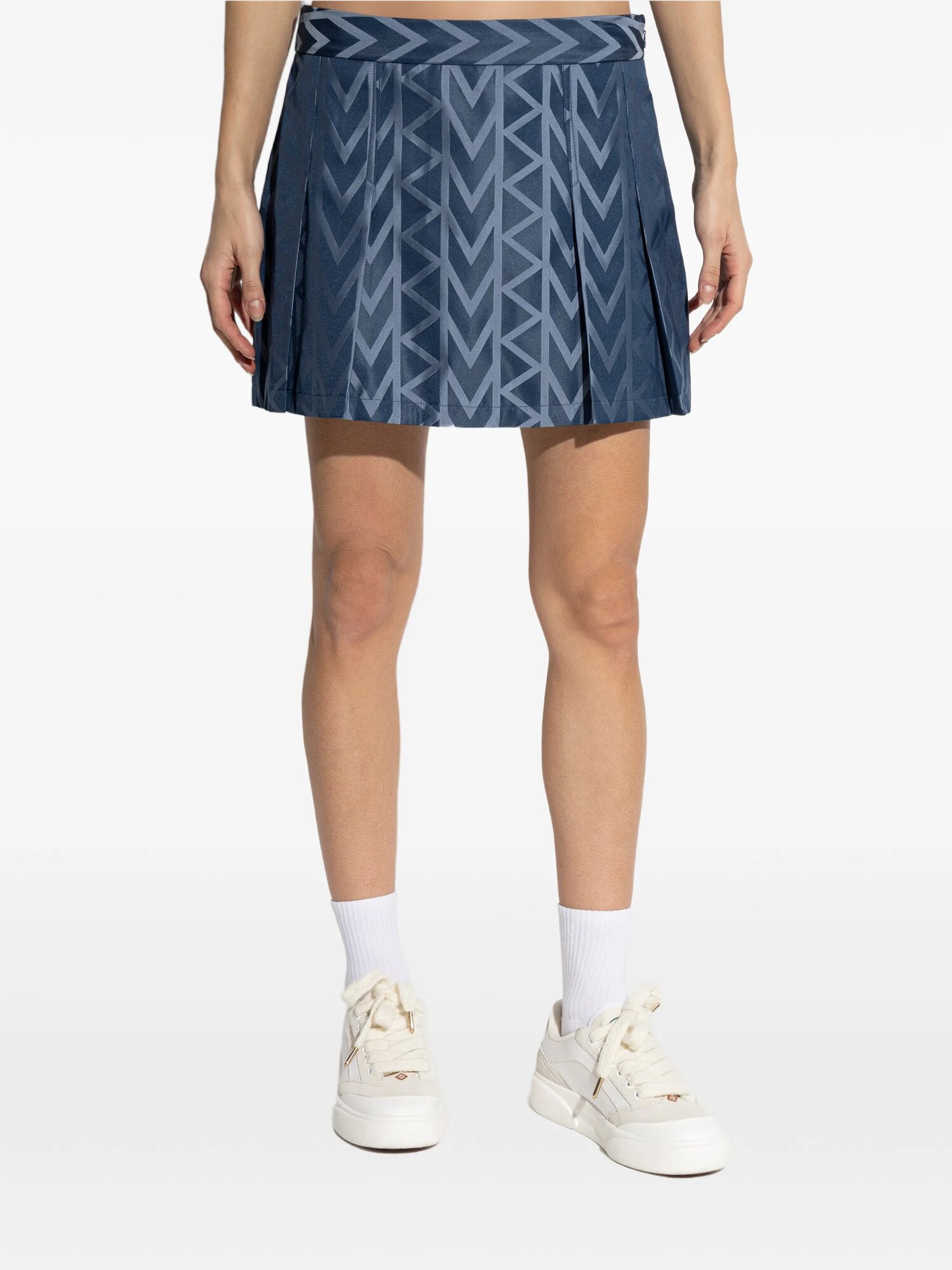 Юбка Michael Michael Kors Pleated mini skirt, размер 10, синий — фото 1