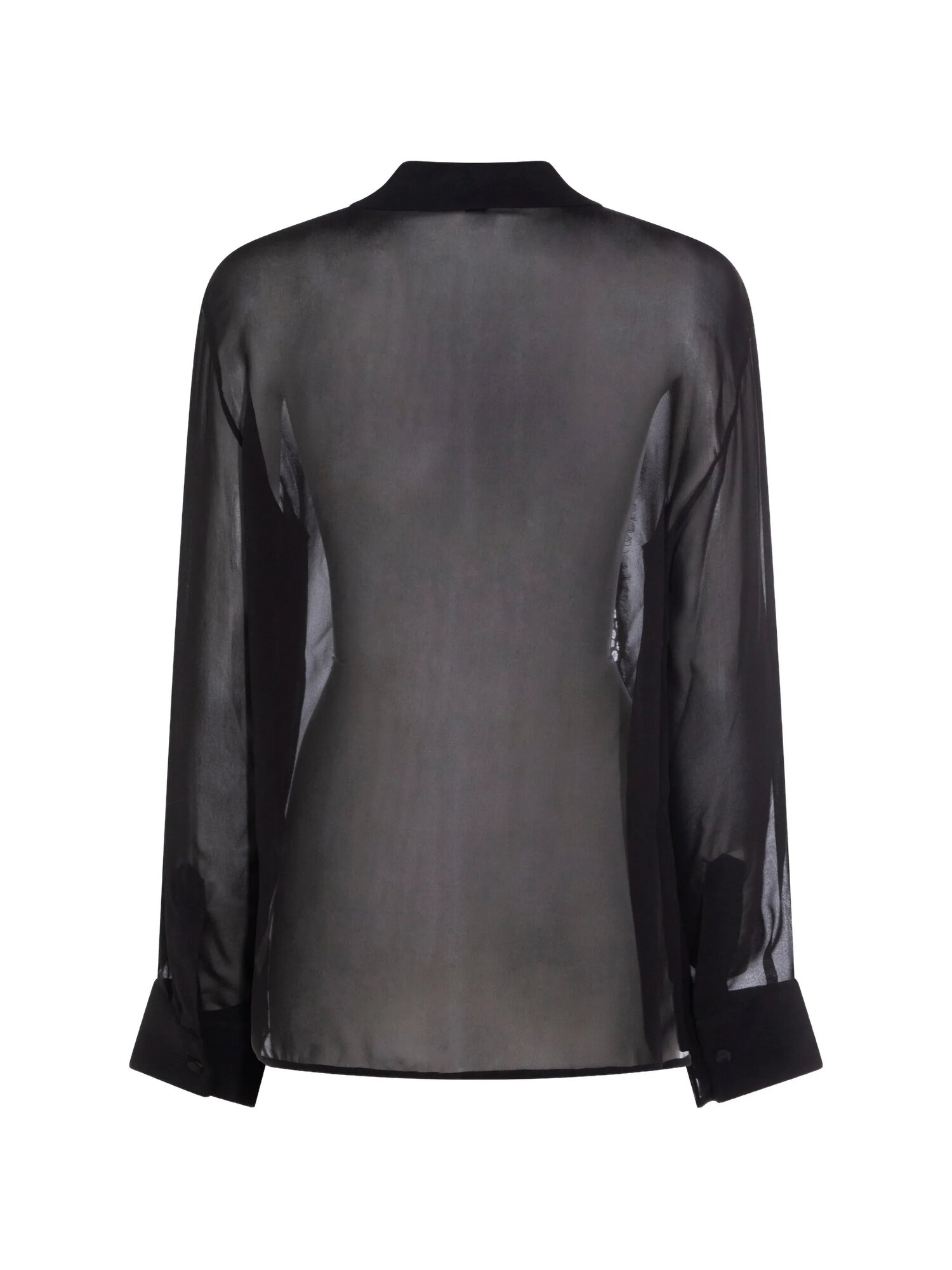 Блуза Roberto Cavalli Lace-panel blouse, размер 44, черный — фото 1