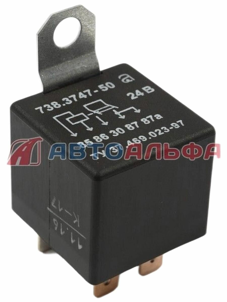 Реле стартера в сборе 24В КАМАЗ Евро