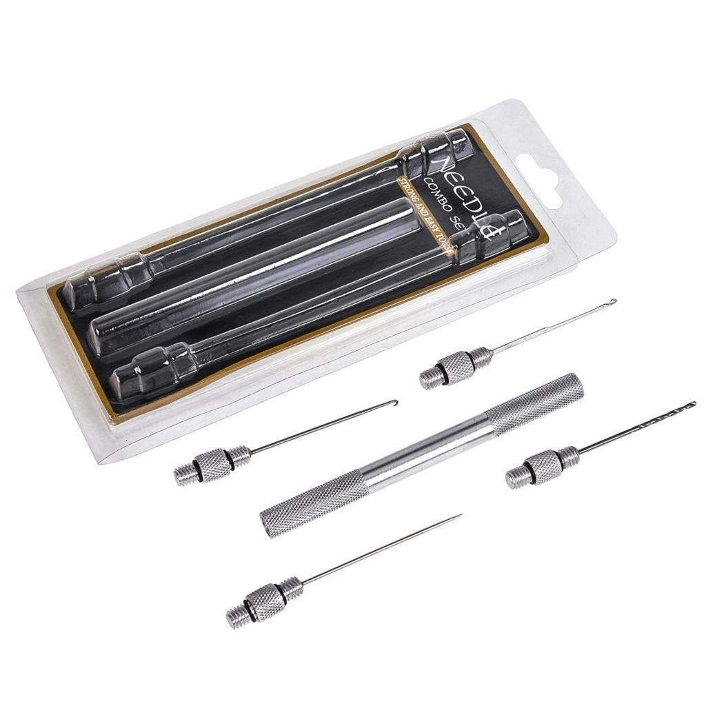 5 в 1 набор игл для насадки прикормки и монтажа снастей