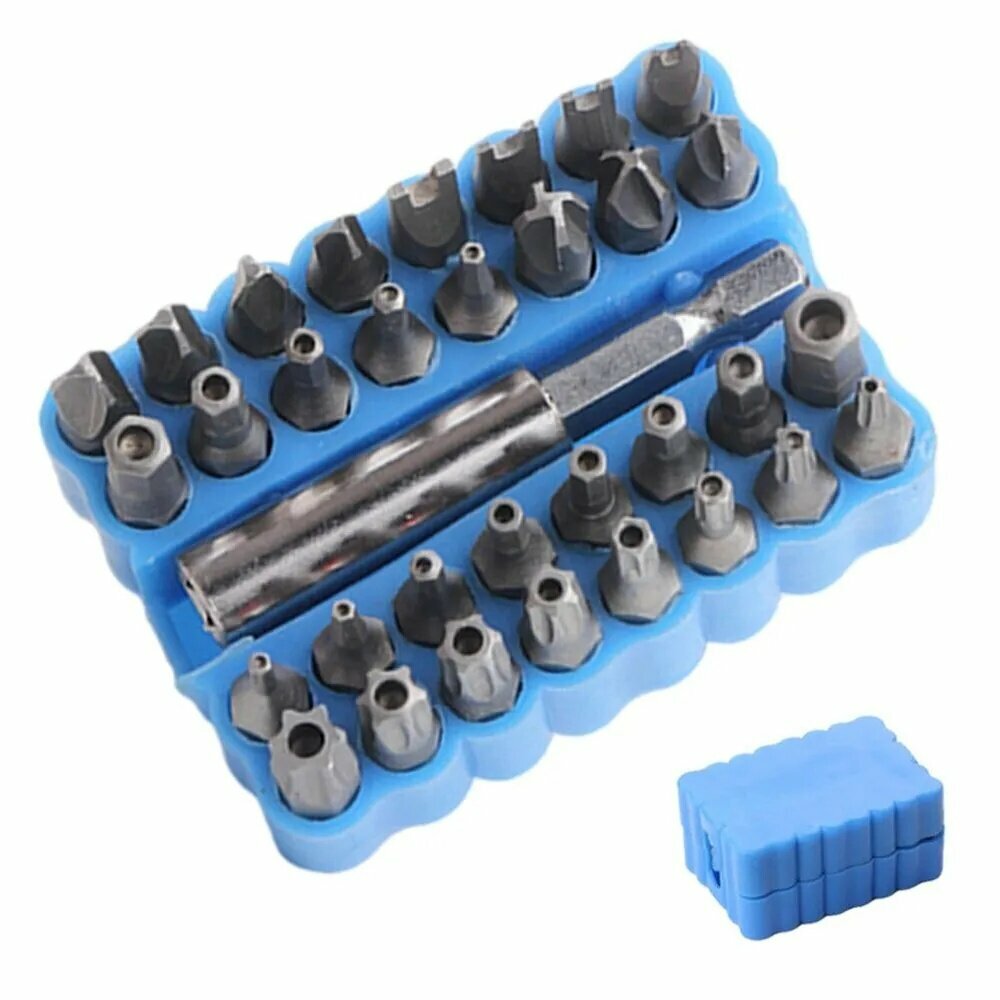 Набор из 33 отверток с шестигранными насадками, шлицевая отвертка с тремя зубцами в форме сливы