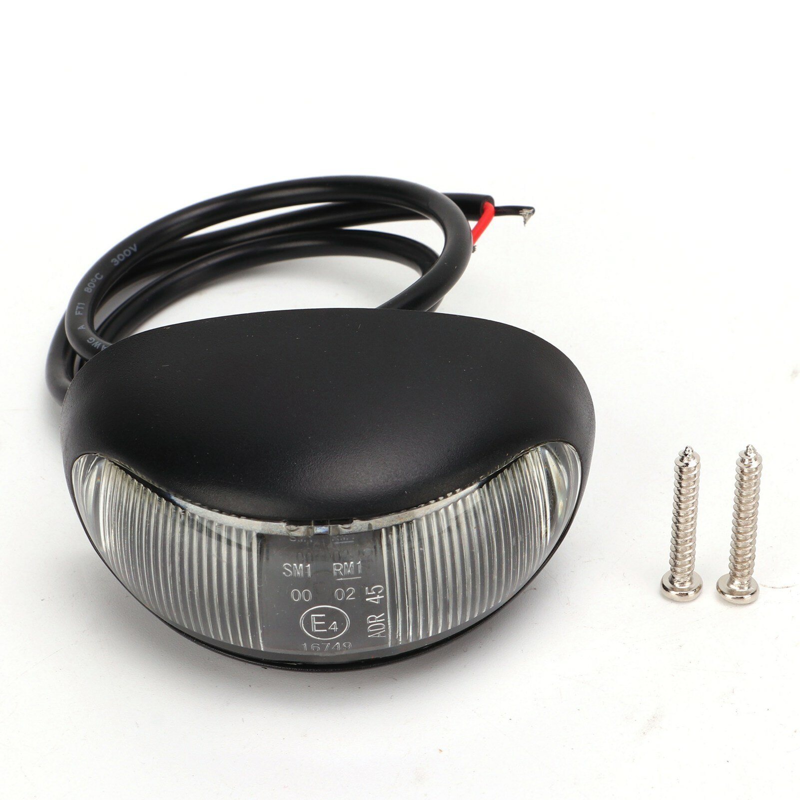 Светодиодный боковой габаритный фонарь 10–30 В, степень защиты IP68, водонепроницаемый, с низким энергопотреблением, с поликарбонатным рассеивателем, для грузовиков и автобусов, янтарного цвета.