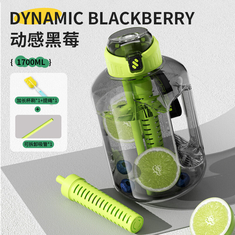 ⭐Большая пластиковая бутылка для воды для мужчин и женщин, портативная большая бутылка, популярная фитнес-спортивная специальная бутылка Ton Ton⭐