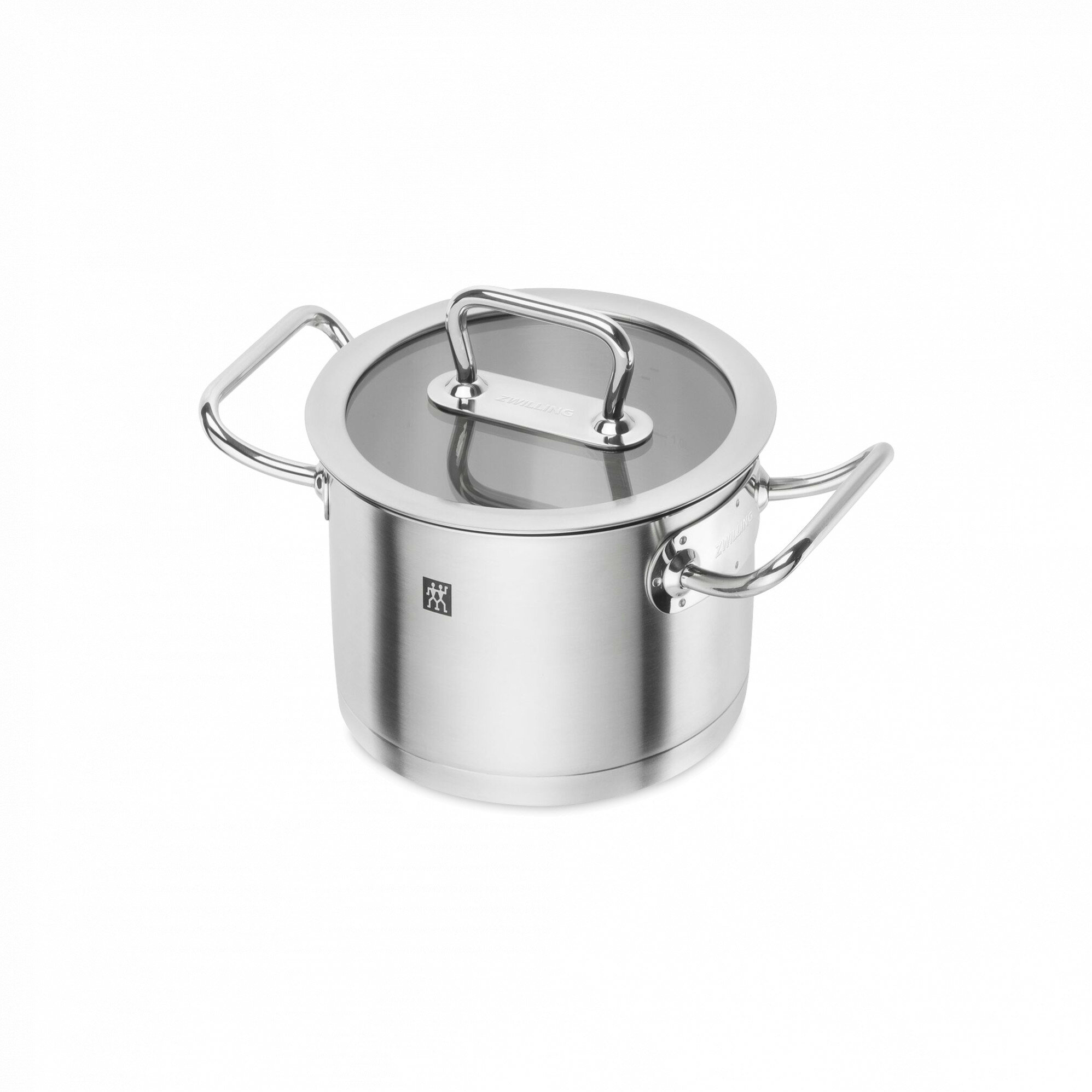 Кастрюля с крышкой, 2 л, 16 см, нержавеющая сталь 18/10, стальной 65123-160 Pro