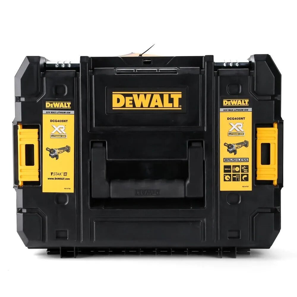 Кейс DeWalt Tstak 2 для УШМ DCG405/DCG406 с ложементом, черный, пластик, DeWalt