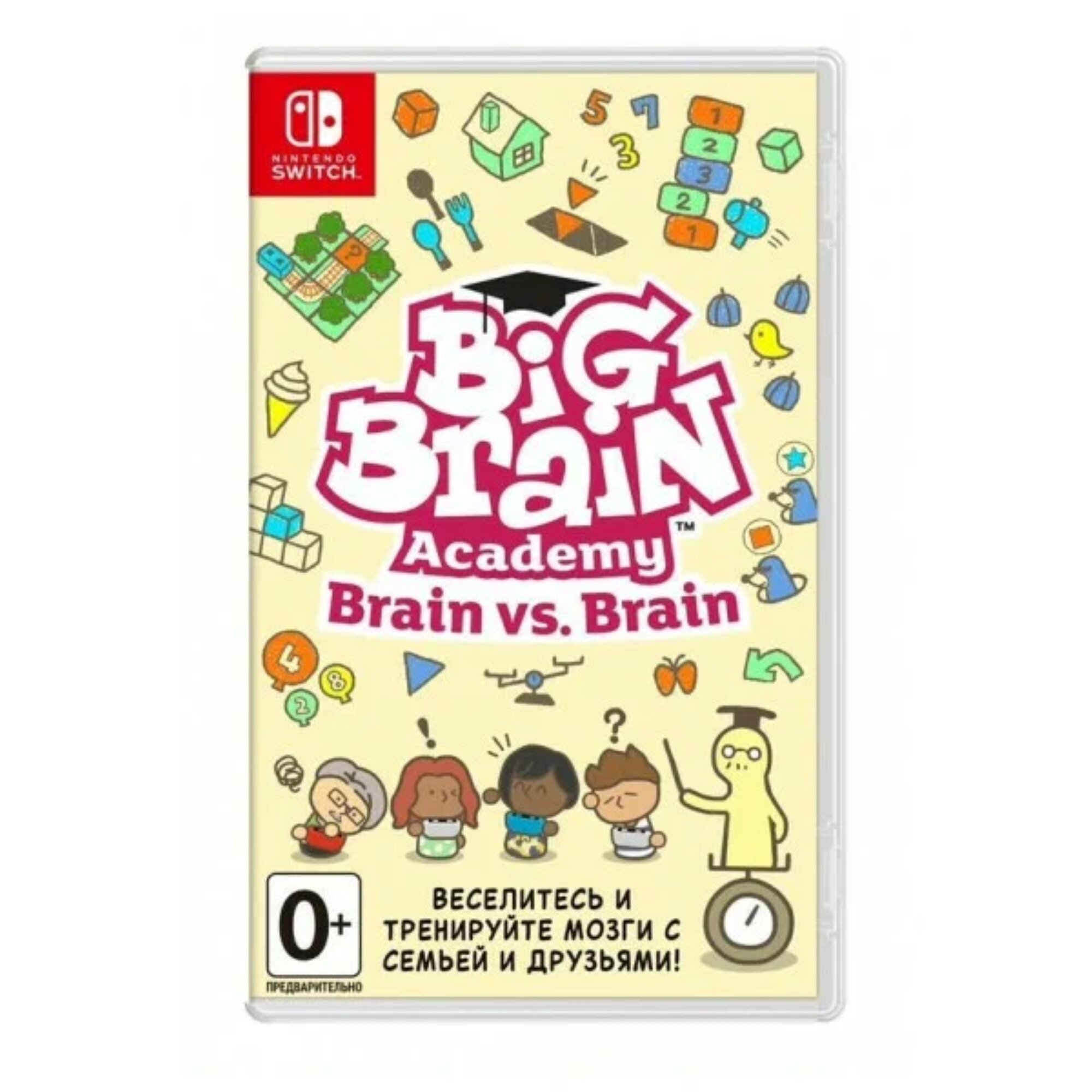 Big Brain Academy: Brain vs. Brain (русская версия) (Nintendo Switch)