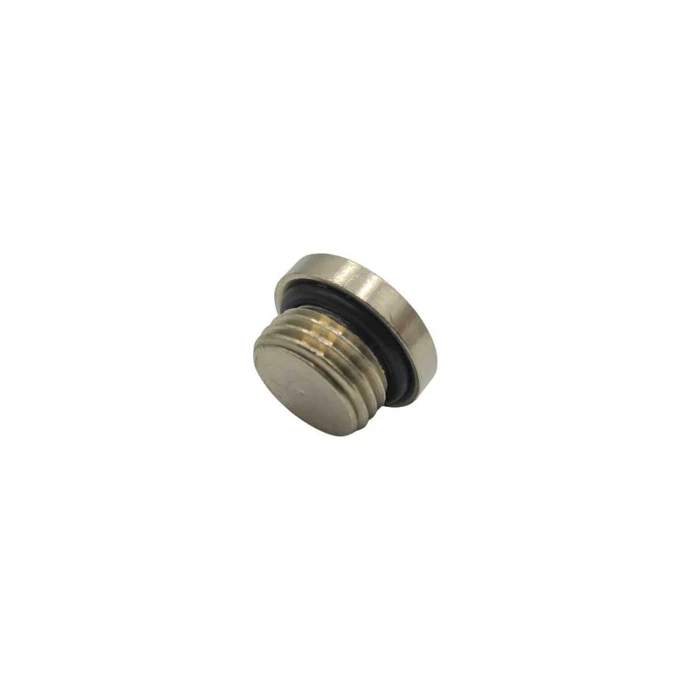 Заглушка Контактная Механика G1/4 KGSC1/4-P01 из никелированной латуни для гидравлических систем с резьбой стандартной