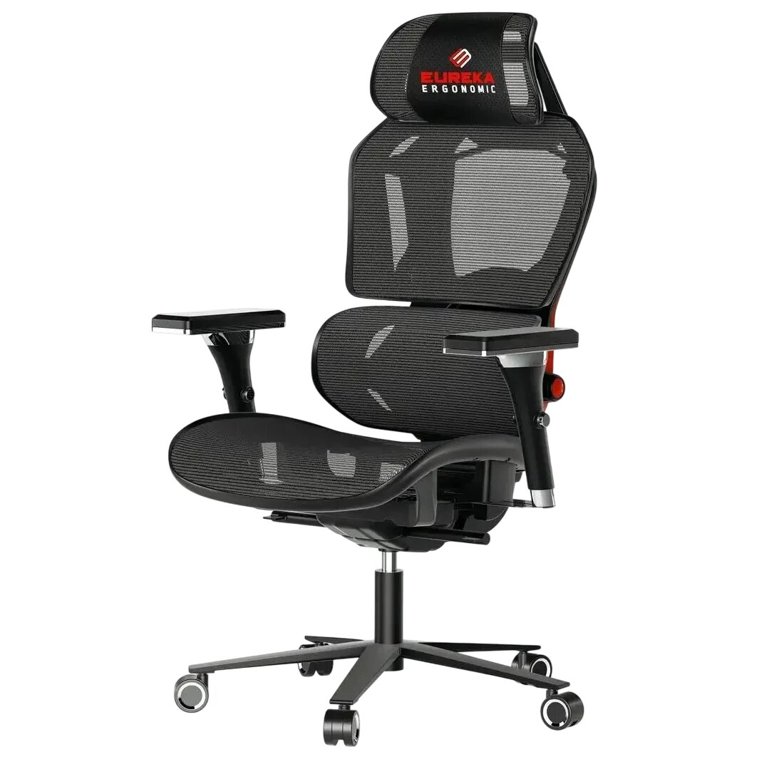 Компьютерное эргономичное кресло Eureka Typhon, красный (ERK-GC05-R)