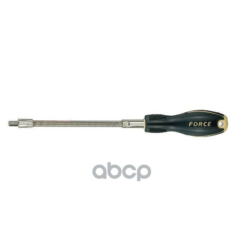 Вороток отвертка 1/4 275мм с гибким удлинителем и обрезиненной ручкой FORCE арт. 8113