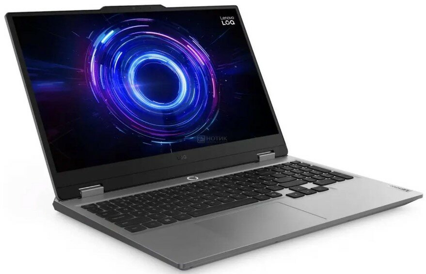 Ноутбук Lenovo LOQ 15IRX10/15.6" Full HD 1920x1080/Intel Core i5 13450HX/16 Gb/512 Gb SSD/nVidia GeForce RTX 5050 8GB/Windows 11 Home/серый/2.4 кг