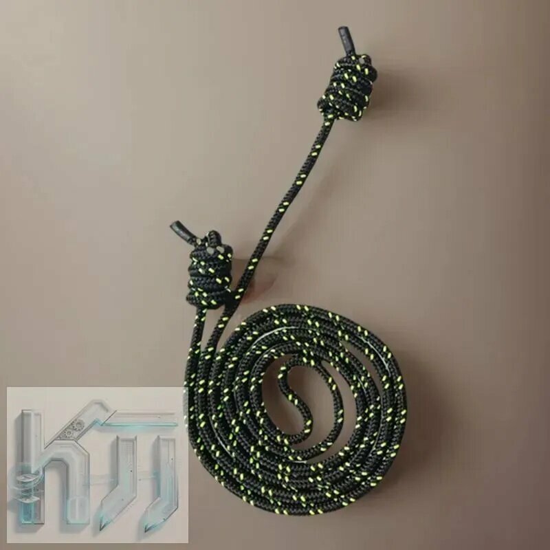 Спортивная веревка для фитнеса mobile body rope (13,5 мм черно-зеленая)