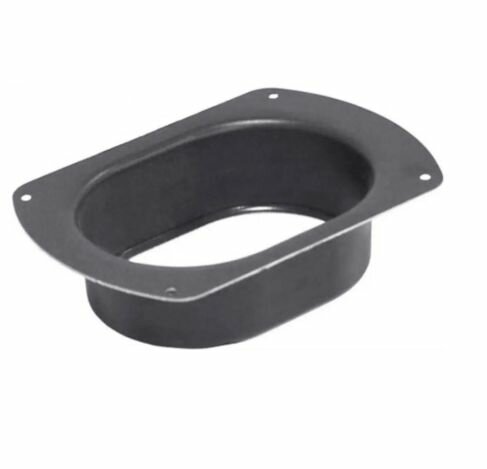 Воронка желоба стальной 76 мм 102 мм цвет серый, 2 шт.