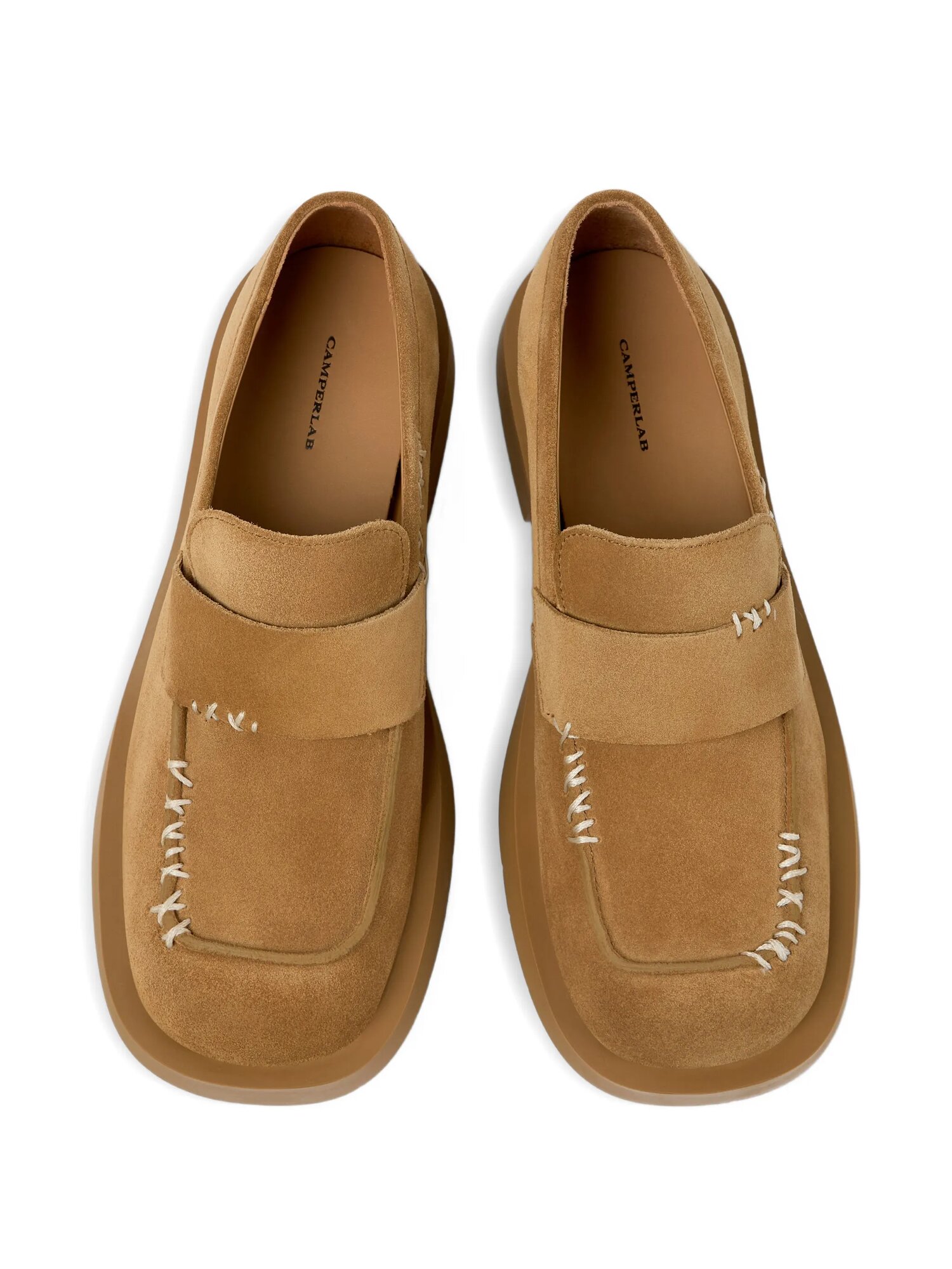 Лоферы CamperLab Stitched loafers, размер 42 EU, коричневый — фото 1