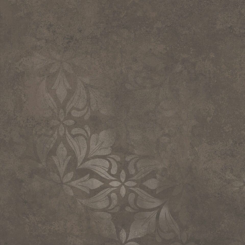 KERAMA MARAZZI Керамогранит Хадду коричневый декорированный мат 40,2x40,2 8 мм арт. KM4040G0081N (цена за 1.62 м2)