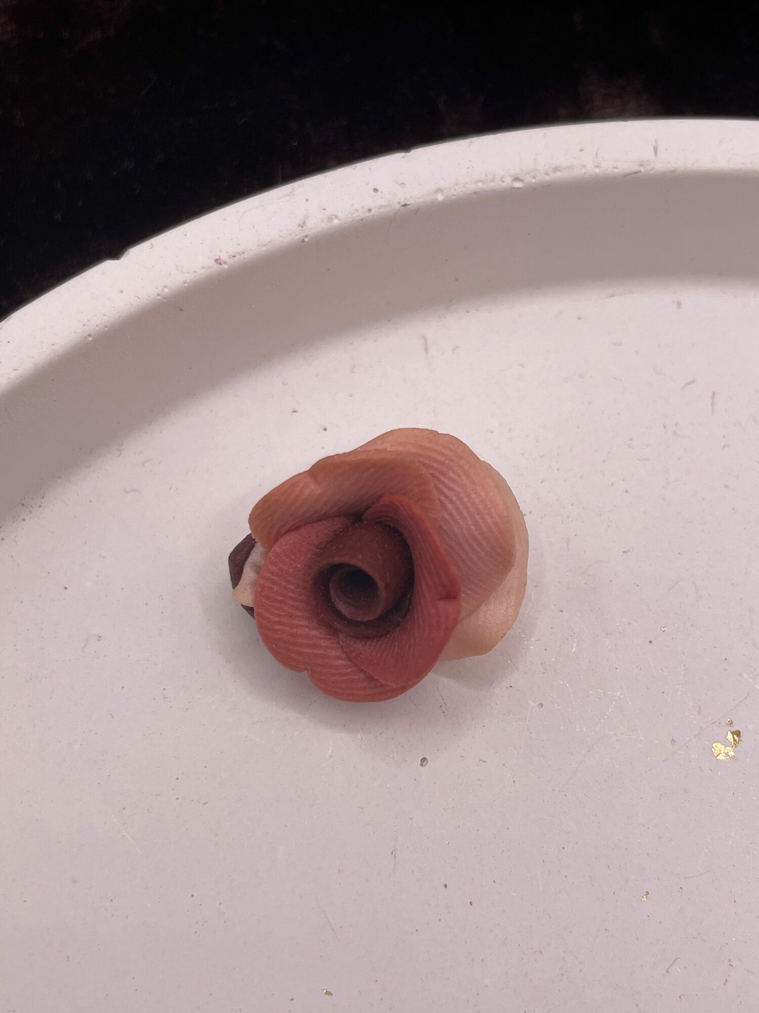 Винтажная брошь, Роза