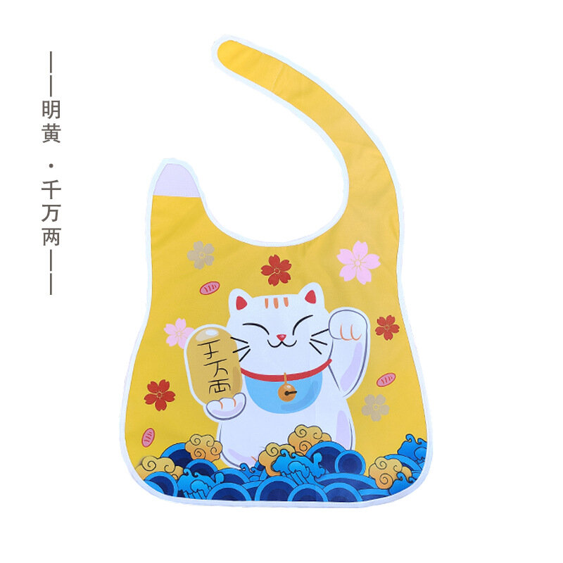 Взрослый нагрудник, модный, с мультяшным принтом, розовый, защитная одежда, фартук, защита от пятен, защита от брызг масла, горячий горшок, рак, непротекающий нагрудник