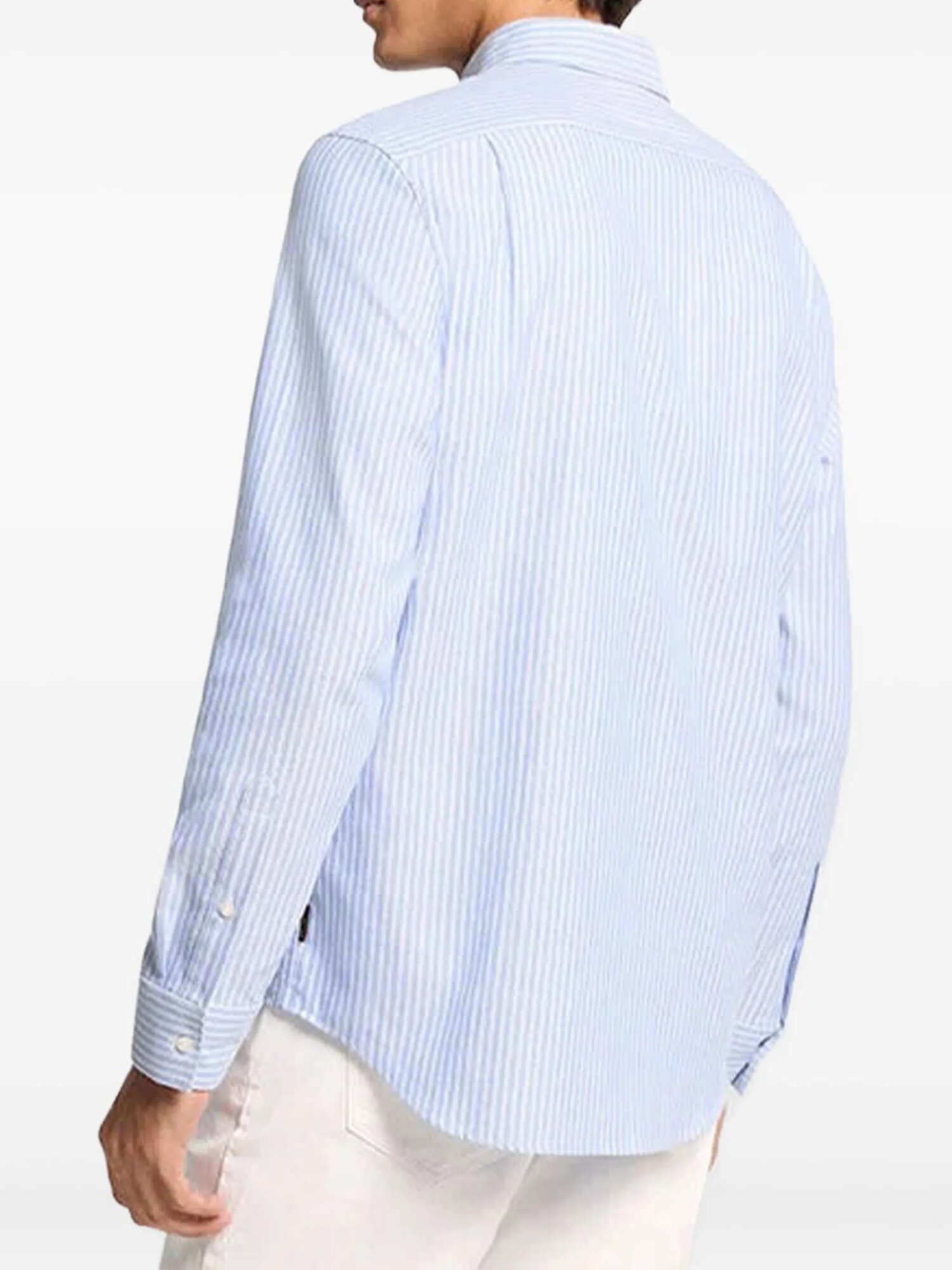 Рубашка MICHAEL KORS Striped shirt, размер S, blue — фото 1