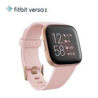 Умные часы Fitbit Versa 2 с функцией обнаружения сна, измерения пульса и фитнес-браслет