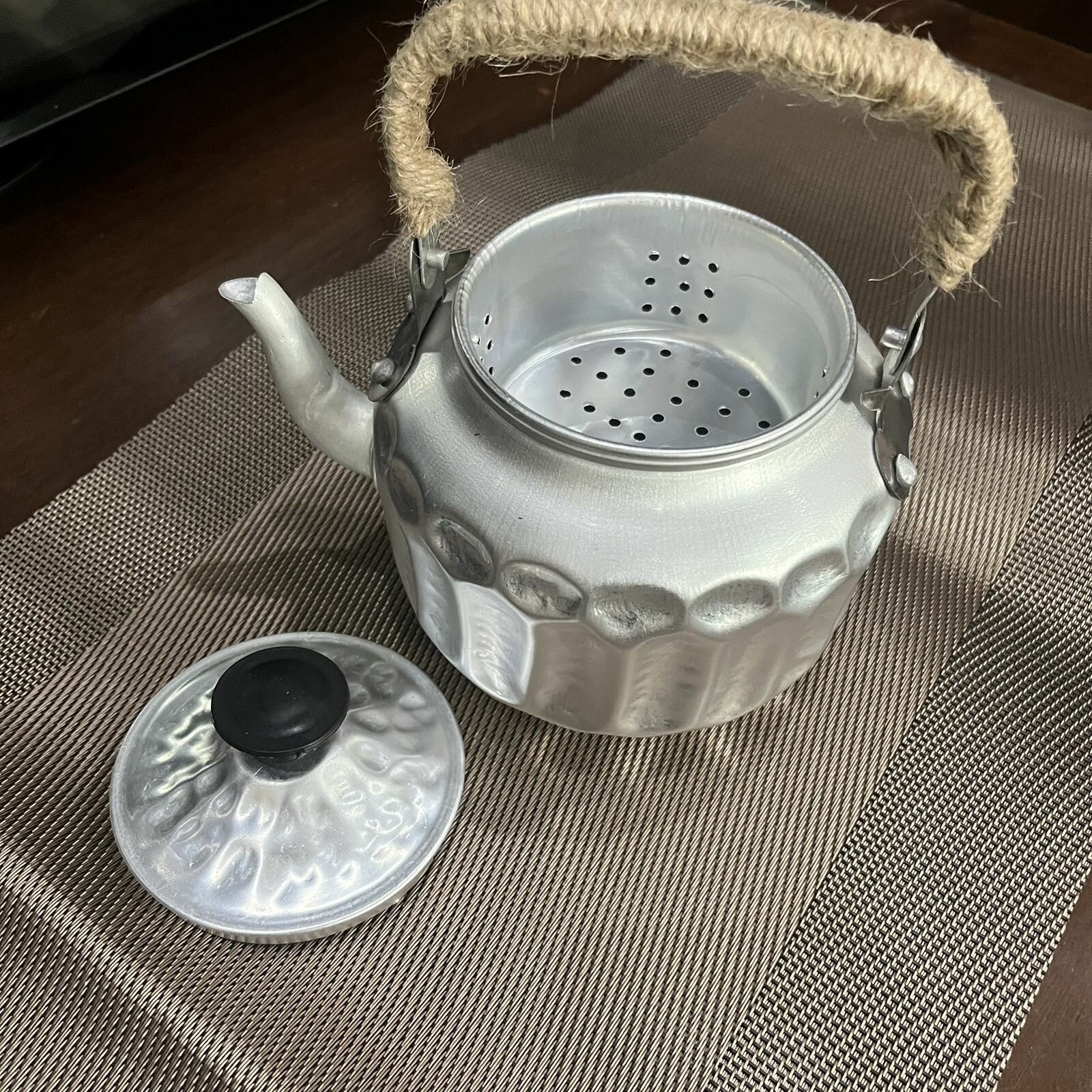 Старинный традиционный алюминиевый чайник, алюминиевый водонагреватель, утолщенный, большой емкости, для домашнего использования, алюминиевый чайник для газовой плиты