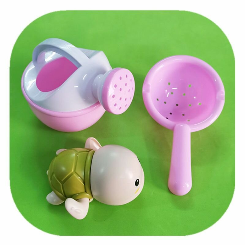 Детские игрушки для ванны для мальчиков и девочек, водные игры, душ, бутылка для воды, ложка, набор для ванны для младенцев