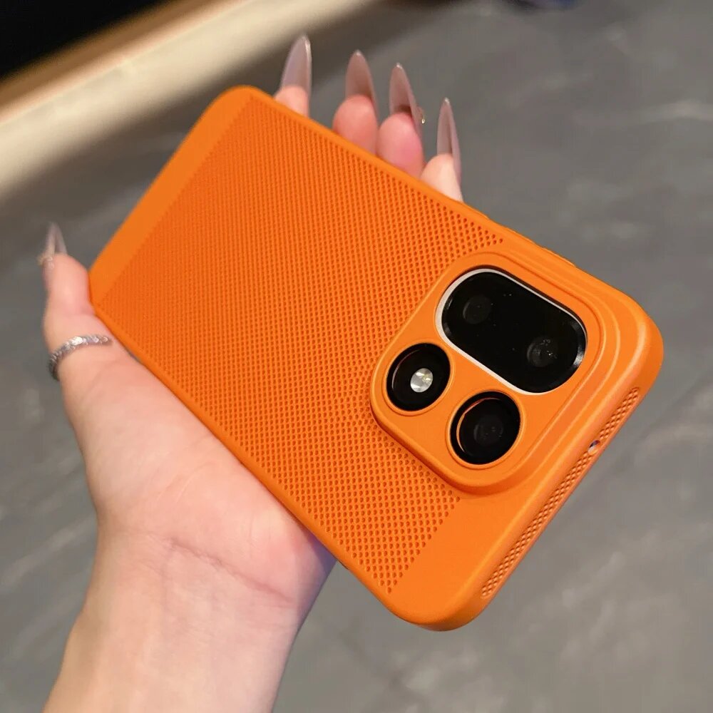 Матовый Дышащий Сетчатый Чехол Для Телефона OnePlus С Функцией Отвода Тепла И Противоударной Защитой Для 1+ 15, 13T, 12, R