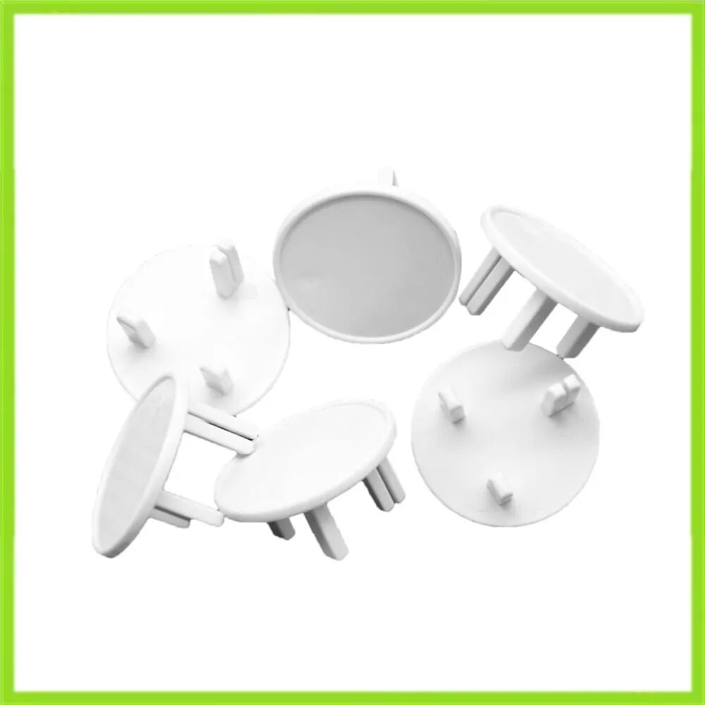 Крышка розетки Круглый-белый