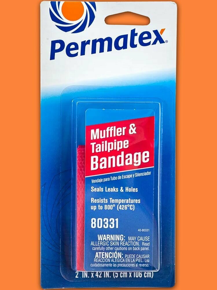 Лента Бандаж для ремонта Выхлопной системы /Термобандаж 5х106 см PERMATEX 80331