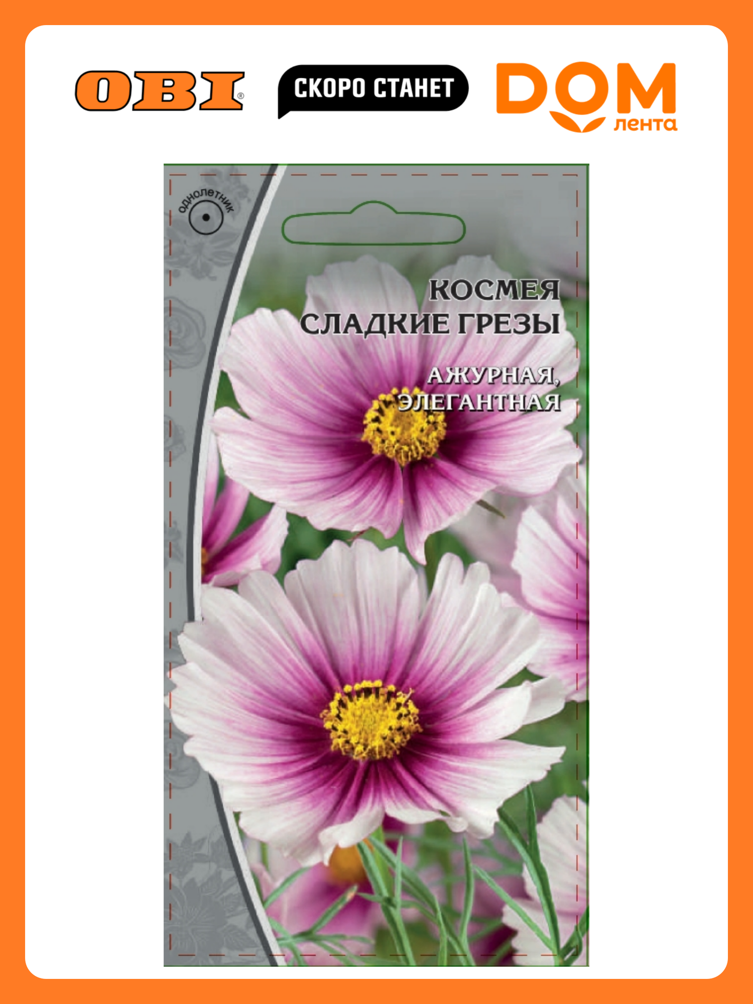 Семена Космея Сладкие грезы 0,5 гр