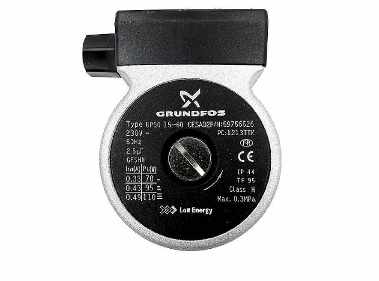 Двигатель циркуляционного насоса Grundfos UPSO 15-60 AOKR (против часовой)