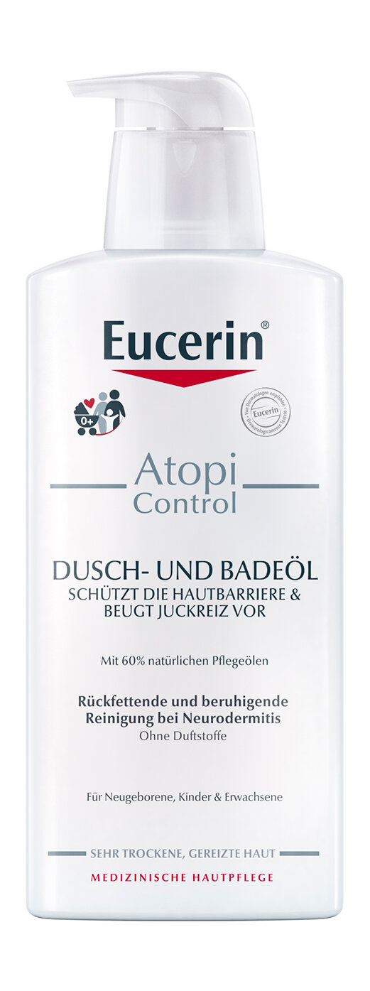 EUCERIN Очищающее масло Atopi Control для душа и ванны детское, 400 мл