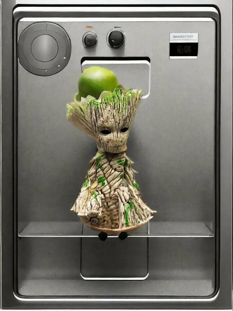 Магнит на Холодильник , 3D Смола, Декор для дома, Аниме, Дэдпул, Грут