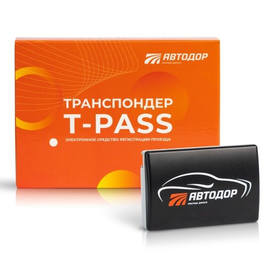 Транспондер Автодор-платные Дороги T-PASS, стандарт, ПС1001, черный