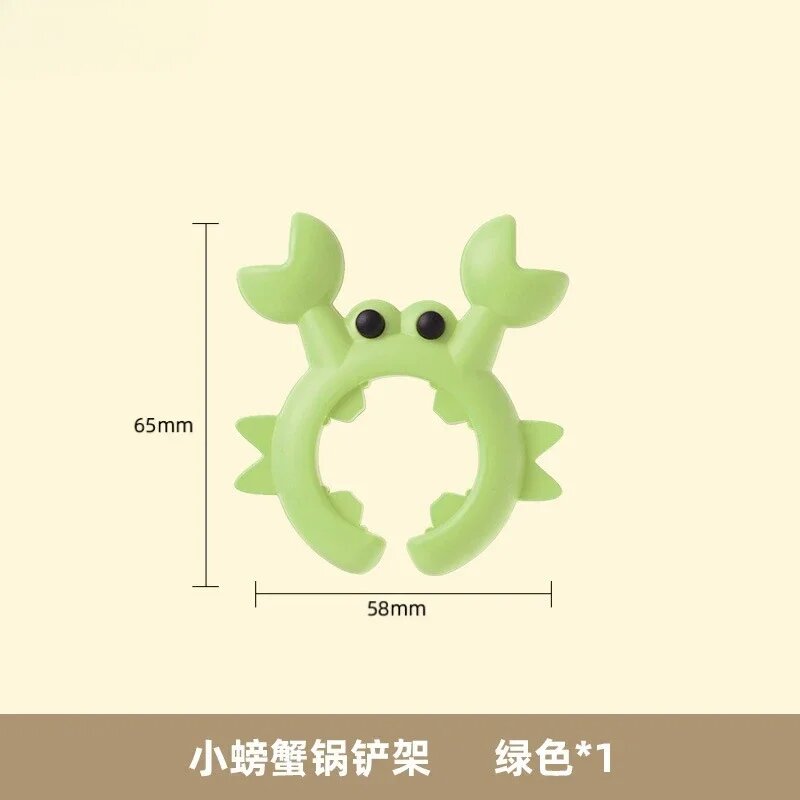 MOONBIFFY силиконовая подставка для лопаток green-1Pcs