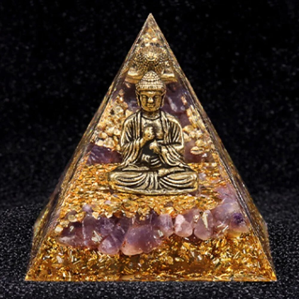 Энергетическая пирамида из аметиста N2-Amethyst