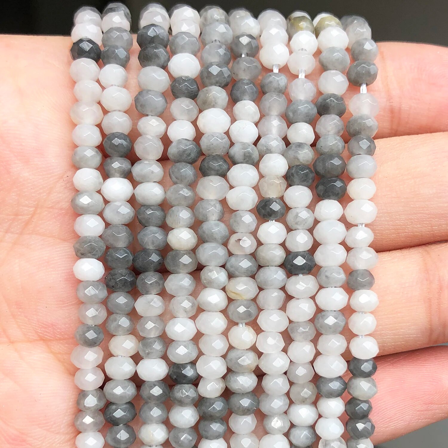 Бусины Апатит Агат Лазурит AOHAYOOMQ 4x3 мм hawkeye