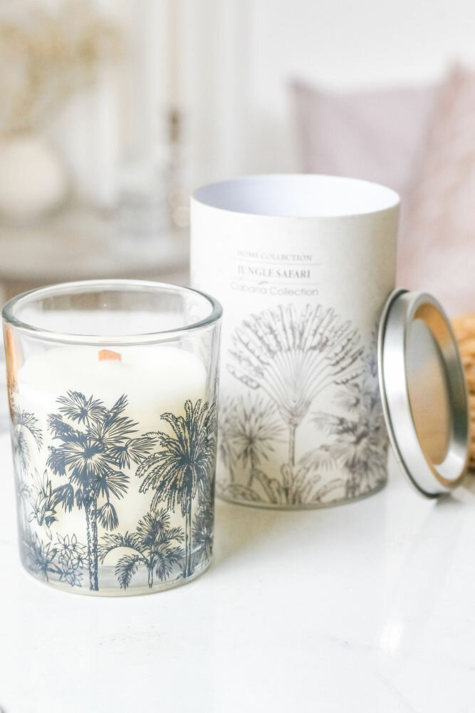 Ароматическая свеча в стакане джангл сафари, 10 см, Koopman International CC5752880-2