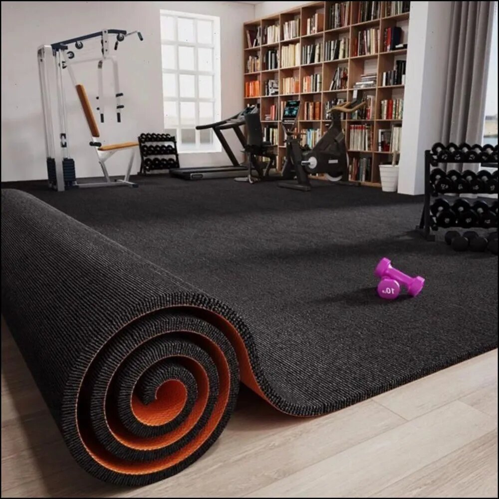 Звукоизоляционный мат для пола, TPE/6мм/серый/однополосный, для квартиры, дома и офиса