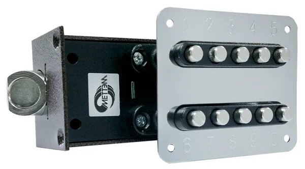 Замок накладной, кодовый Меттэм ЗКП-2 (для калиток, подъездов, дверей)