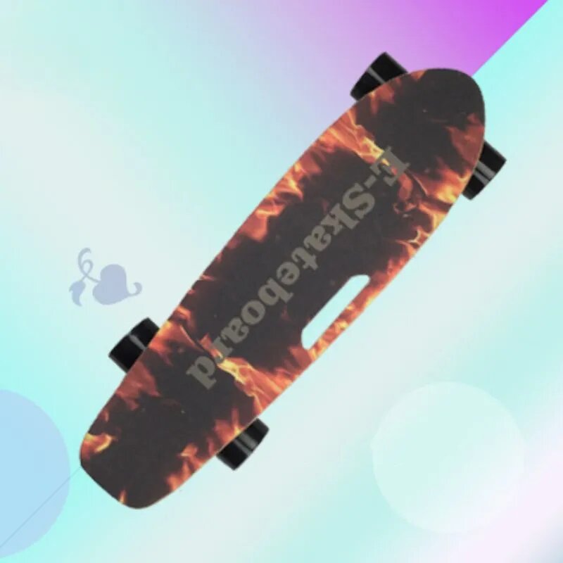 Электроскейт E-Skateboard 350 Вт, черный, с пультом ДУ, дека из ABS-пластика, для мужчин, алюминиевый корпус