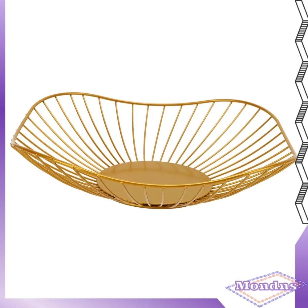 Фруктовая чаша из проволоки, стильная и долговечная, для овощей и конфет
