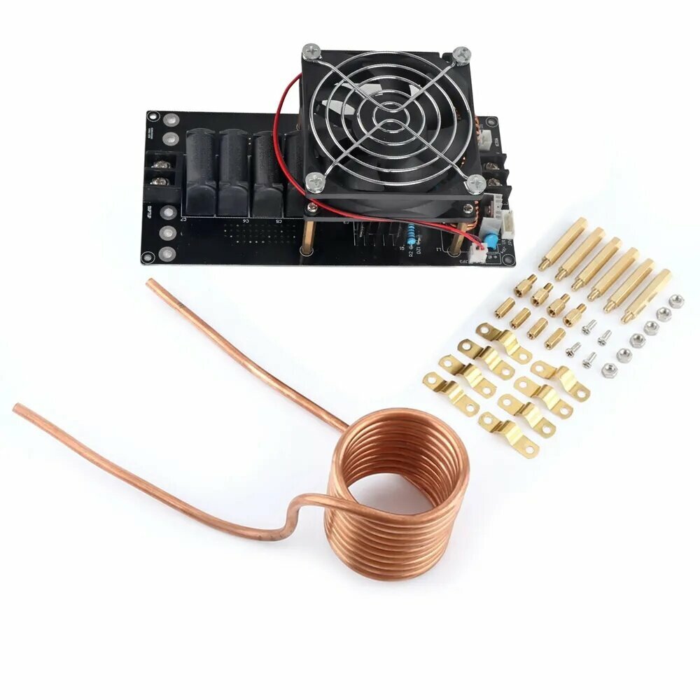 DC12-36V 20A 1000W ZVS Индукционный нагреватель модуля модуля с медной трубкой