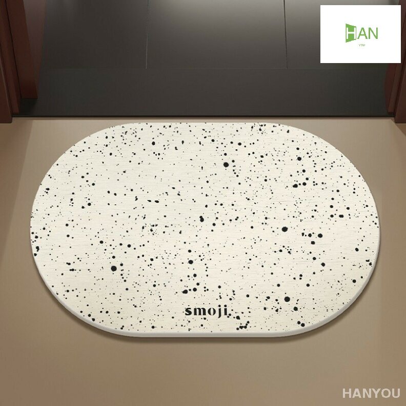 Эксклюзивный коврик для входной зоны и ванной из диатомита корейского дизайна, характеризующийся высокой впитываемостью, мгновенным высыханием, устойчивостью к загрязнениям и длительной износостойкостью, доступен для поставок по дропшиппингу