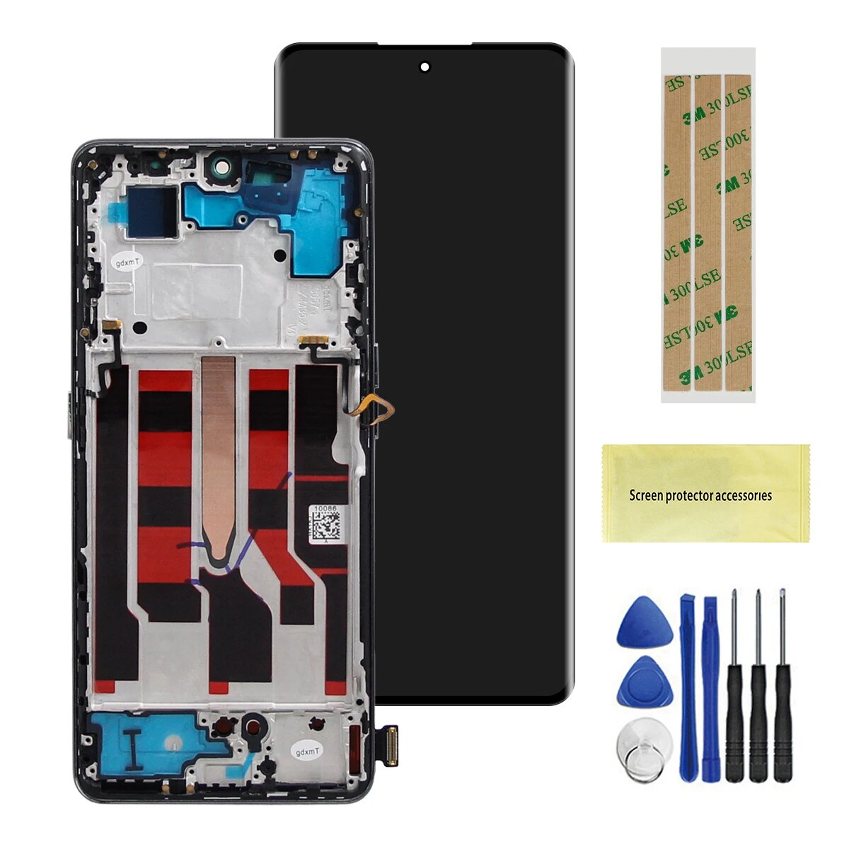 Super Amoled/TFT для Oppo Reno8 T 8T 5G ЖК-дисплей с сенсорной панелью и Origin Black Frame