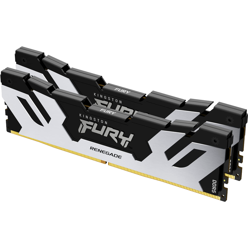 Оперативная память Kingston 32GB 6400MT/s DDR5 CL32 DIMM (Kit of 2) FURY Renegade Silver XMP (Kingston KF564C32RSK2-32)