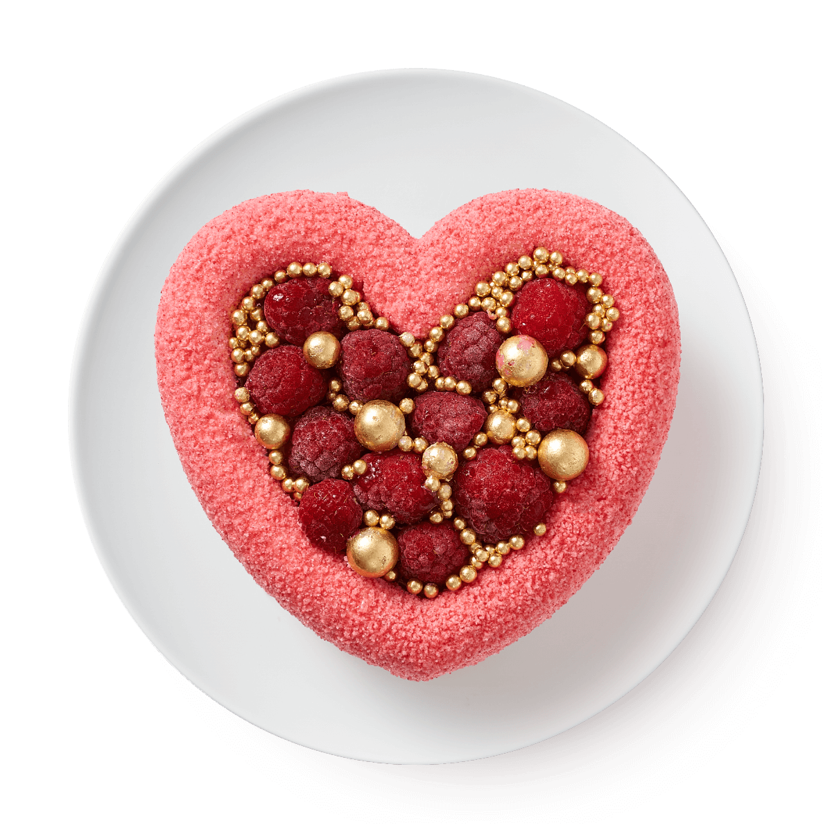 Бенто-торт Dessert Fantasy «Сердце», с малиной, замороженный, 1 шт