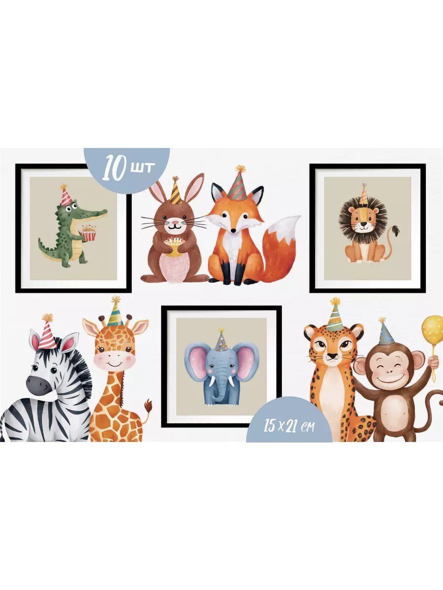 Детские постеры день рождения