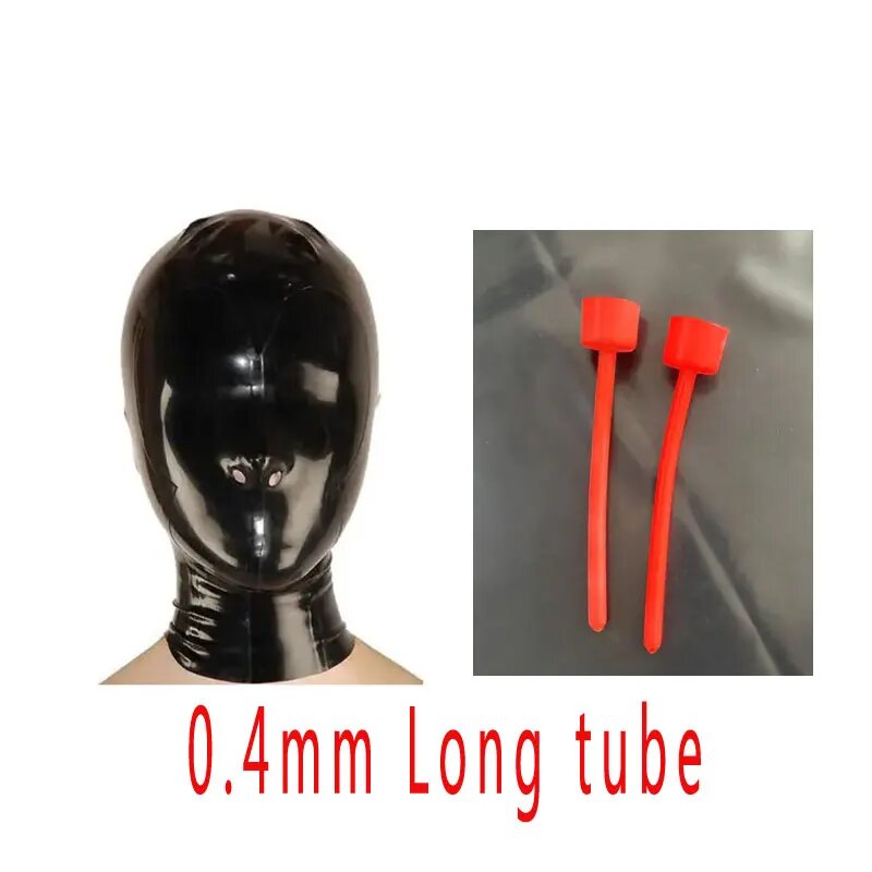 Латексный комбинезон, сексуальные фетиш-капюшоны, 100% натуральный латекс, с молнией L, Style 5