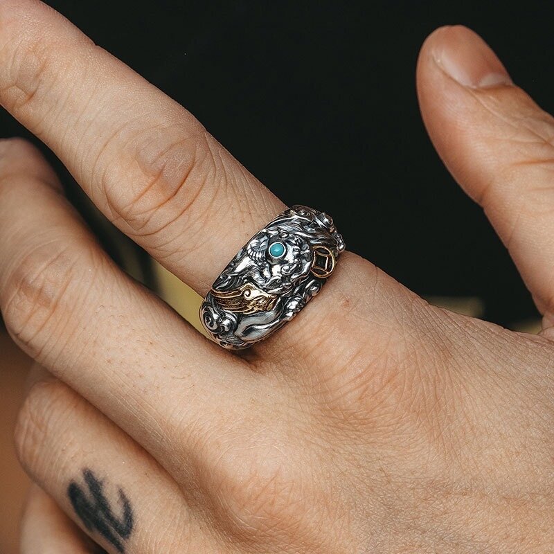 Печатка, бирюза синтетическая