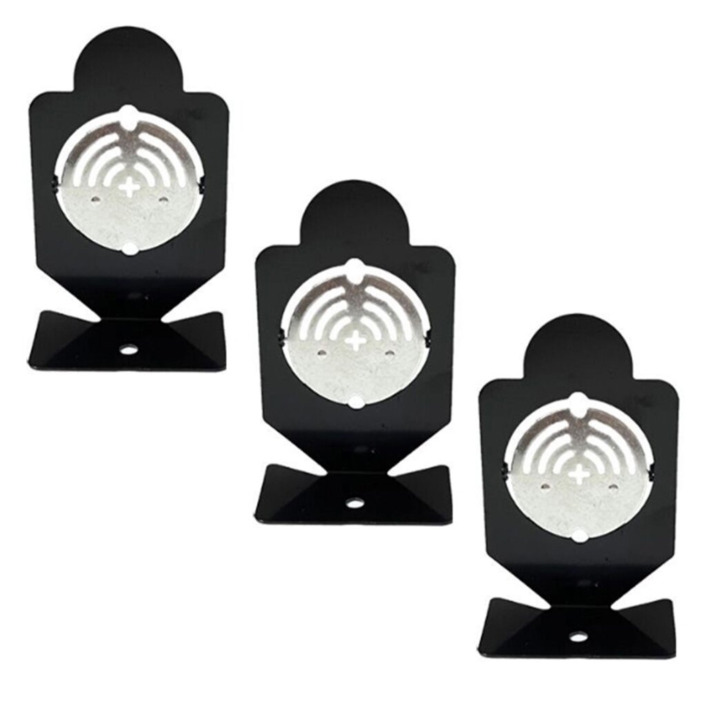 Мишени тренировочные металлические портативные вращающиеся 3 шт