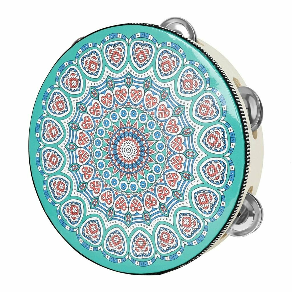 Металлические бубны с эргономичной ручкой, Стиль 8